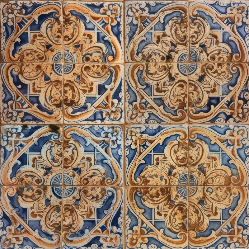 Ceramic Seamless Sandstone Pattern Tile. Generative AI Stock ...