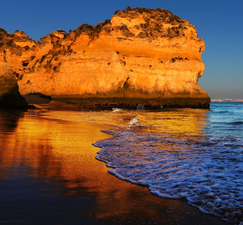Portugal coast stock photo. Image of landscape, harbor - 54184308