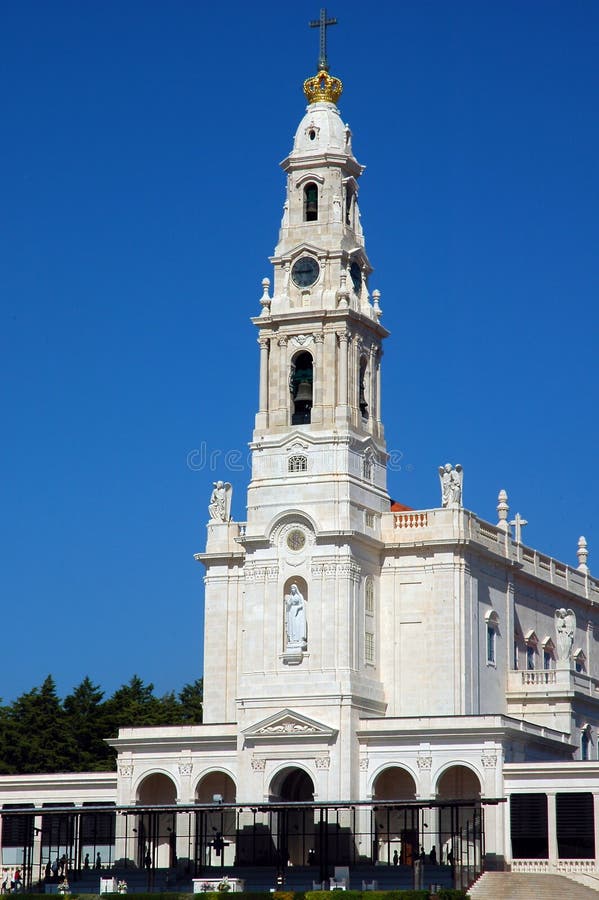 Portugal, Fatima; the Famous Sanctuary Stock Photo - Image of esplanade ...