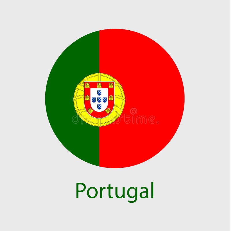 Portugal Flag Vector Icons Set of Illustrations Stock Vector ...