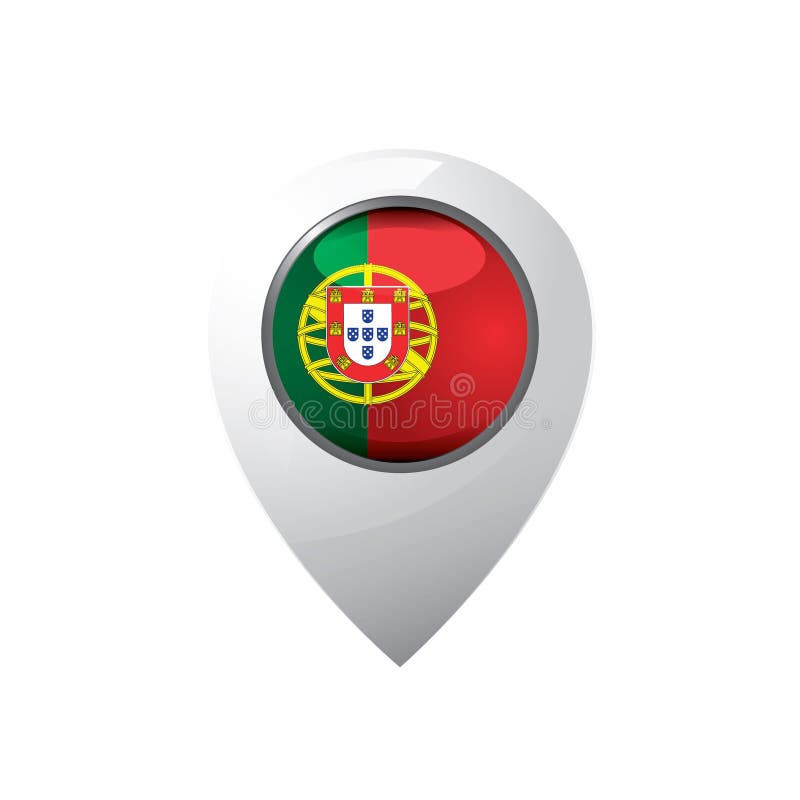 Portugal Navigation Pointer. Vector Illustration Decorative Design ...
