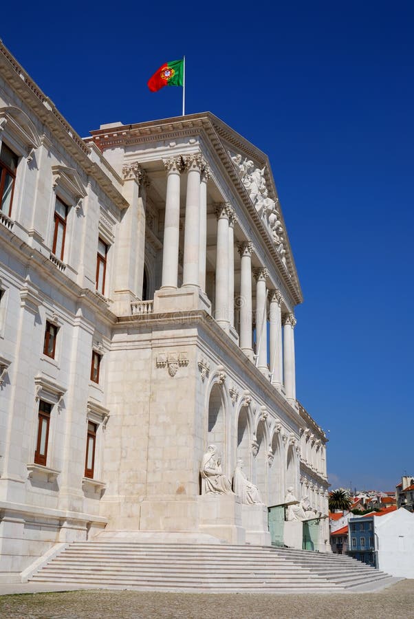 Portugal Parliament, Lisbon Stock Photo - Image of building, city: 14081406