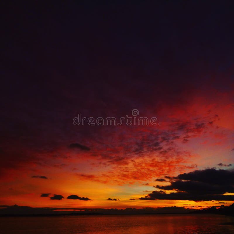 Portugal Sunset on a Warm Glorious Evening Stock Image - Image of ...