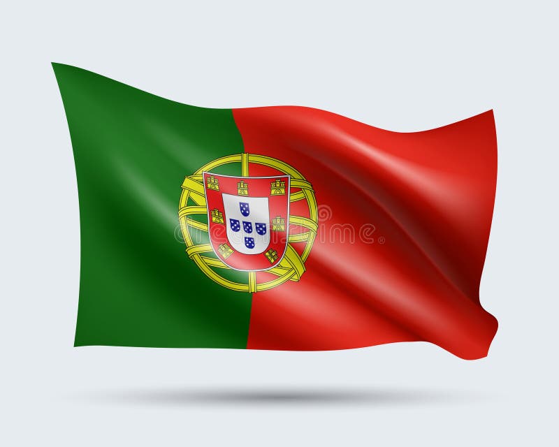 Portugal vector flag stock vector. Illustration of business - 313421973