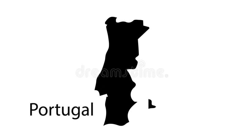 Portugal Vector Map. Globe-like World Map Icon Stock Video - Video of ...