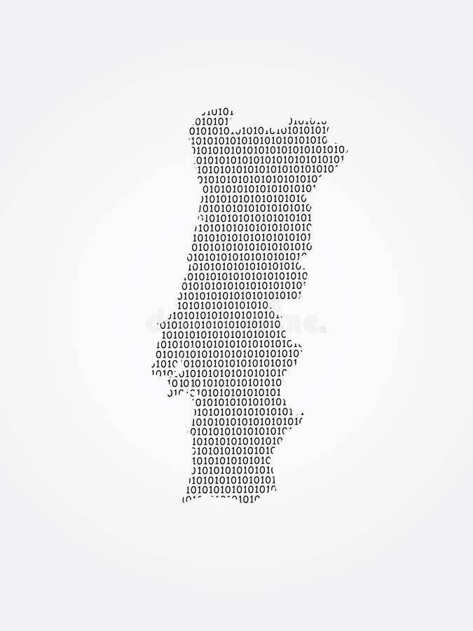 Portugal Vector Map Illustration Using Binary Digits or Numbers on ...