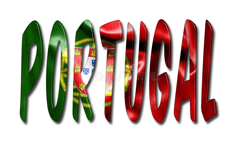 Portugal Word Cloud Illustration Stock Illustration - Illustration of ...