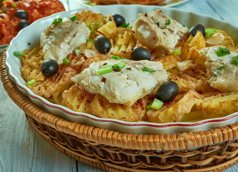 Portuguese Braga Style Cod stock photo. Image of seafood - 151667344