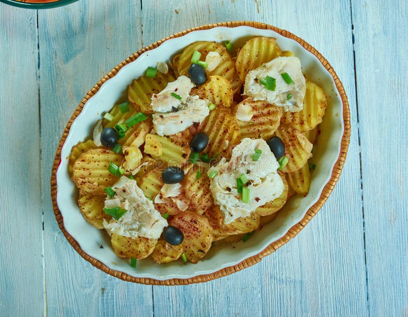 Portuguese Braga Style Cod stock image. Image of mediterranean - 151777559