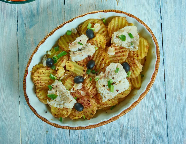 Portuguese Braga Style Cod stock image. Image of mediterranean - 151777559