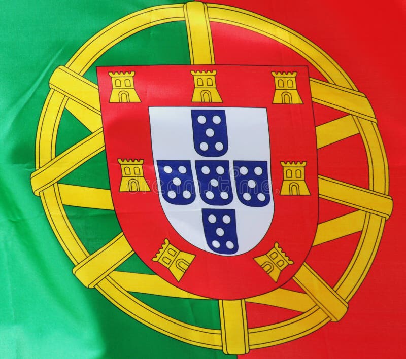 Portuguese flag stock image. Image of symbol, flag, close - 997203