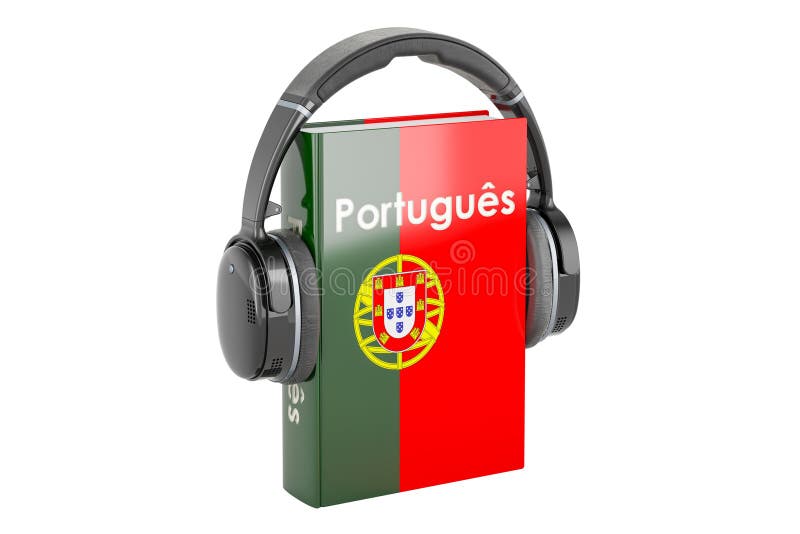 Portuguese Language Textbook with Headphones. Learn Portuguese Language ...