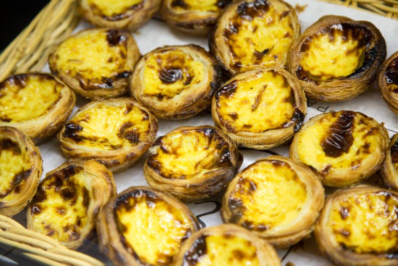 Portuguese nata stock image. Image of desert, plate, lisbon - 49142147