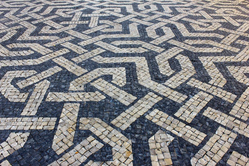 Background Sidewalk Ipanema Rio De Janeiro Stock Image - Image of ...