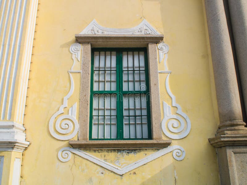 Portuguese style window stock photo. Image of ornate - 36931004