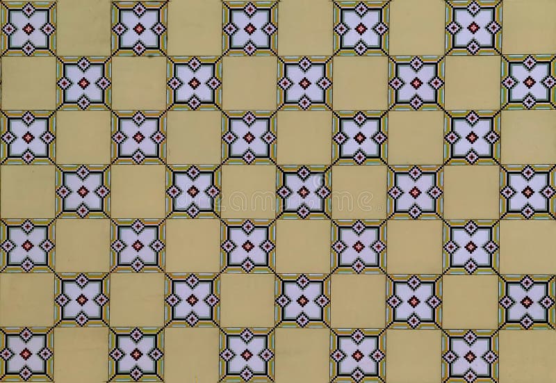Portuguese tiles pattern stock image. Image of tile - 272297945