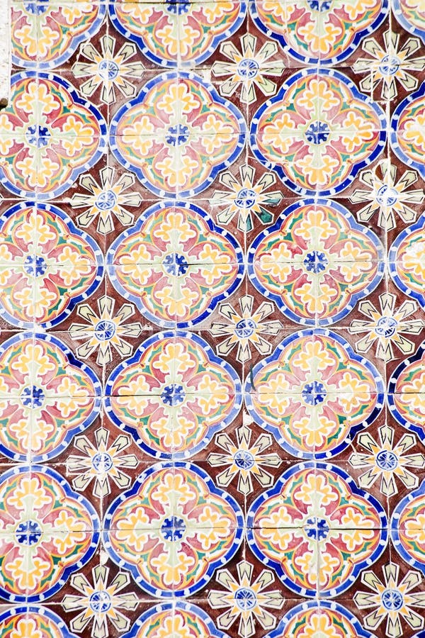 Portuguese tiles stock image. Image of floor, manufacture - 148272569