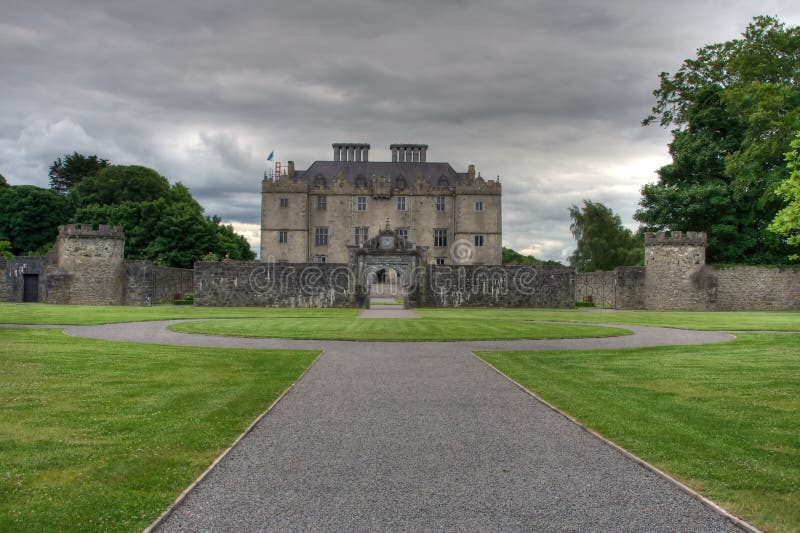 Portumna Castle and Gardens in Co.Galway - Ireland Stock Photo - Image ...