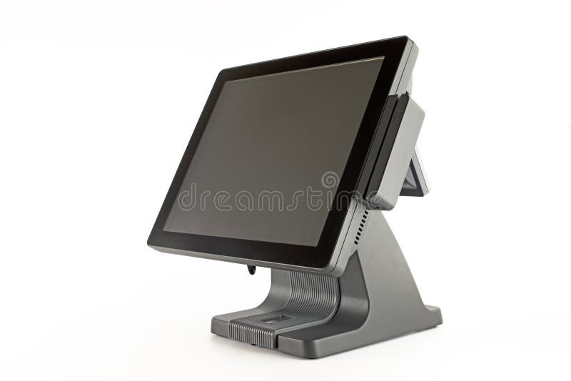 POS all-in-one computer stock image. Image of terminal - 37242629