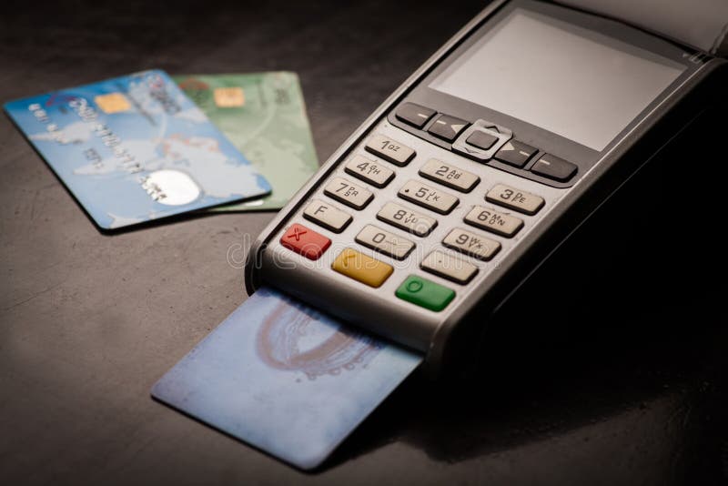 POS and credit cards stock photo. Image of business, swipe - 67785710