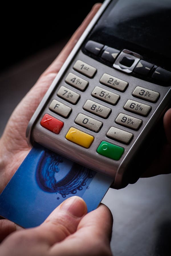 POS and credit cards stock image. Image of reader, paying - 69221955