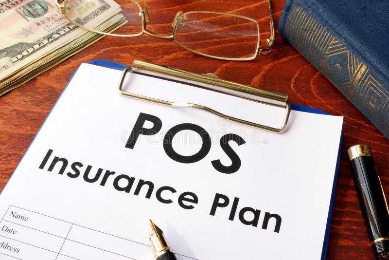 POS Insurance Plan on a Table. Stock Image - Image of insurance ...