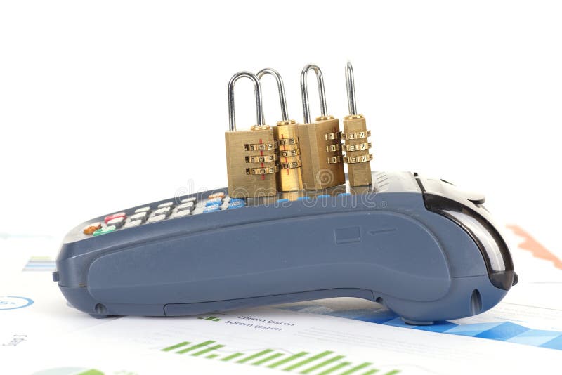 Pos Machine and Golden Lock on ItHouse Model and Pos Machine on ...