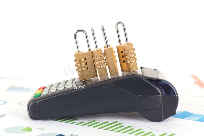 Pos Machine and Golden Lock on ItHouse Model and Pos Machine on ...