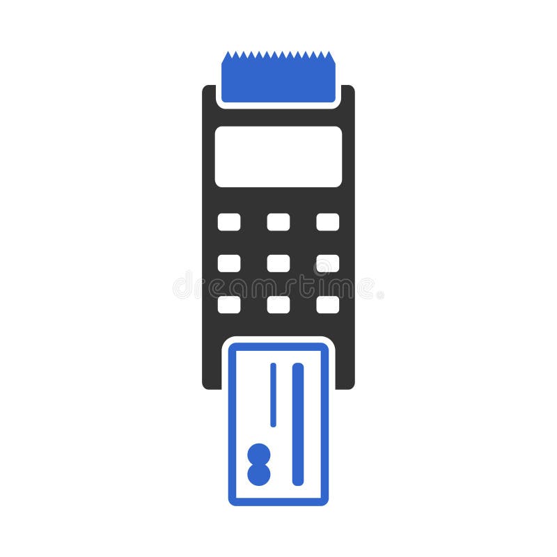 Pos machine icon design stock vector. Illustration of finance - 222941581