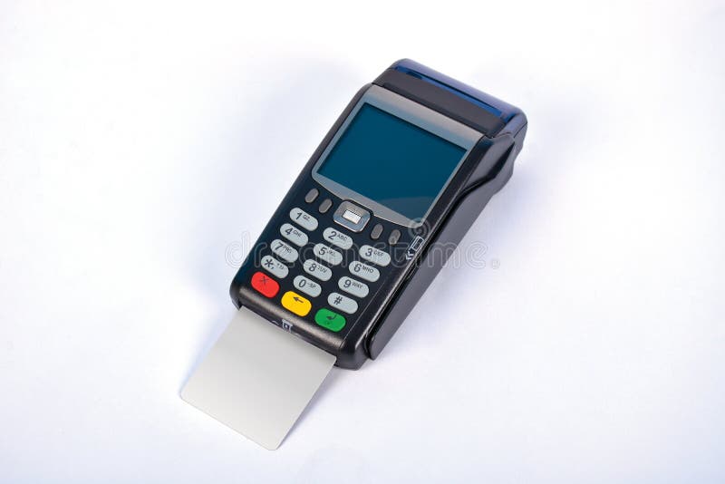 POS Payment GPRS Terminal stock photo. Image of finance - 46109750