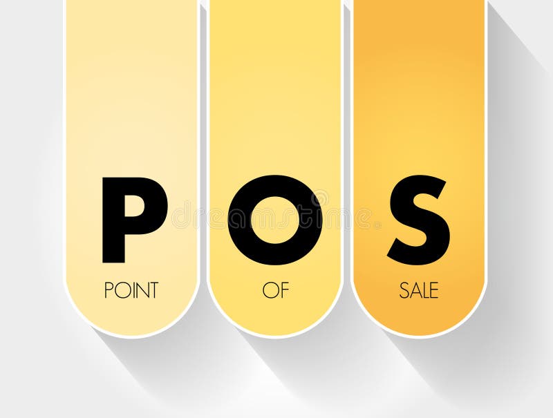 POS - Point of Sale Acronym, Business Concept Background Stock ...