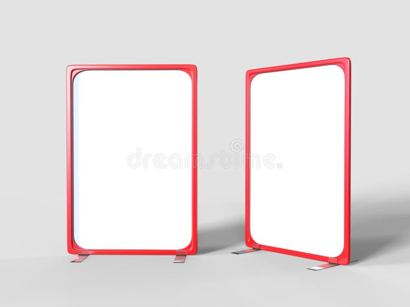 POS Sign & Tag Holder Signage. Stock Illustration - Illustration of ...