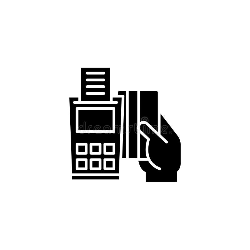 POS Terminal Buy Business Paying Technology Vector Icon. Shopping ...