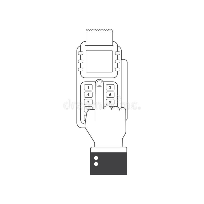 Pos Terminal in Flat Style. Pos Payment. Illustration Pos Machine or ... Pos Terminal in Flat Style. Pos Payment. Illustration Pos Machine or ...