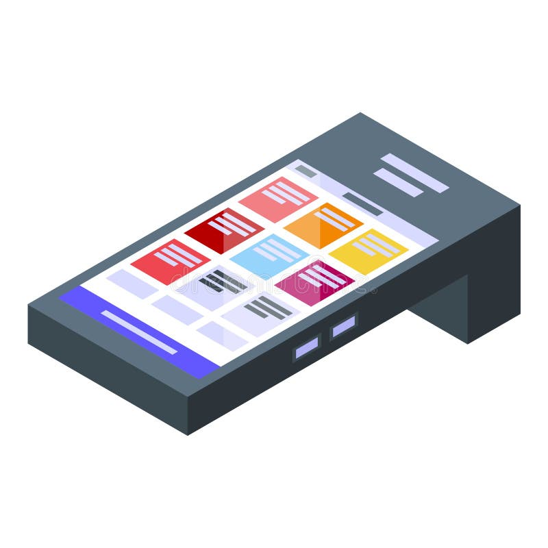 Isometric Pos System Stock Illustrations – 236 Isometric Pos System ...