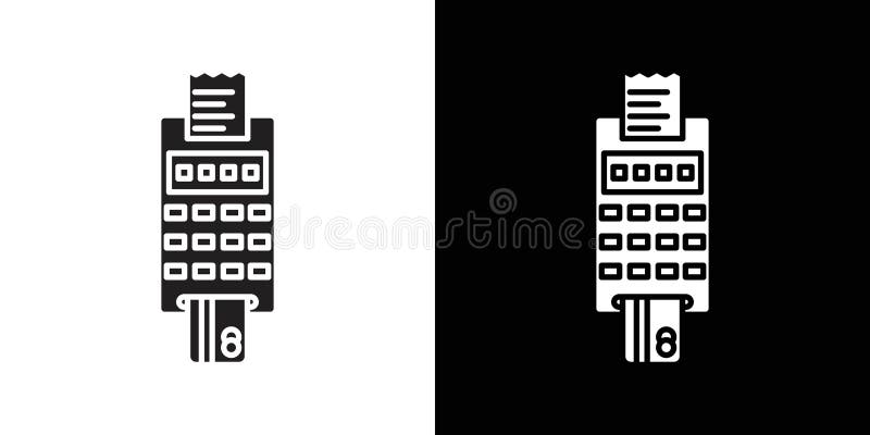 Pos Terminal Icon Linear Logo Isolated Stock Illustration ...