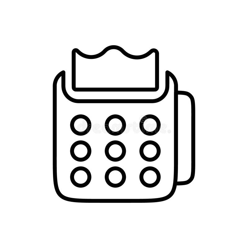 POS Terminal Icon for Retail Technology, Payment Processing, and E ...