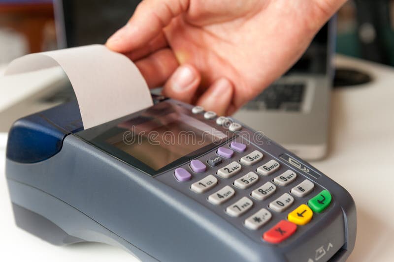 POS terminal stock image. Image of paying, plastic, sale - 56966717