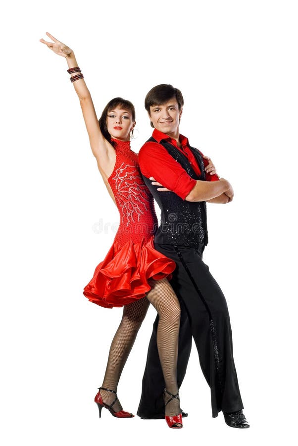 Pose De Deux Danseurs De Tango Image stock - Image of sensualité ...
