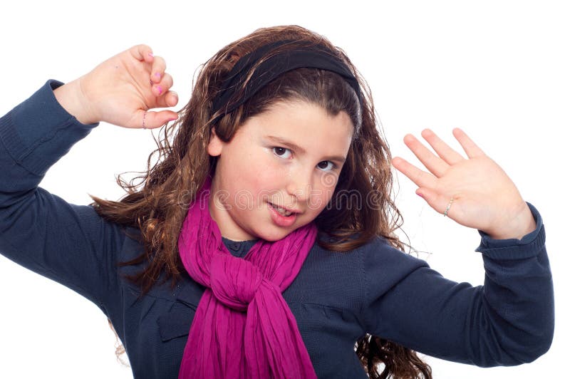 Sourire de petite fille image stock. Image du mignon - 19540493