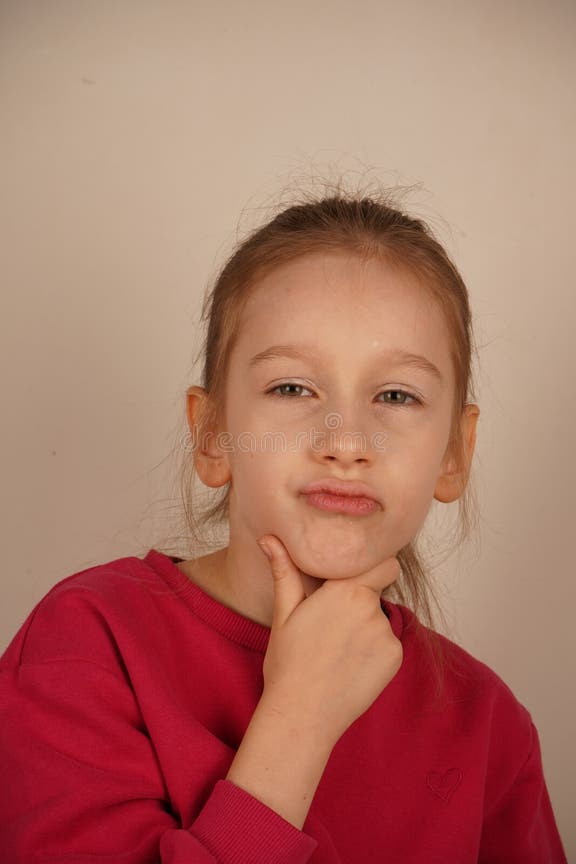 The Pose is Intellectual, Demonstrating a Moment of Reflection. Her ...