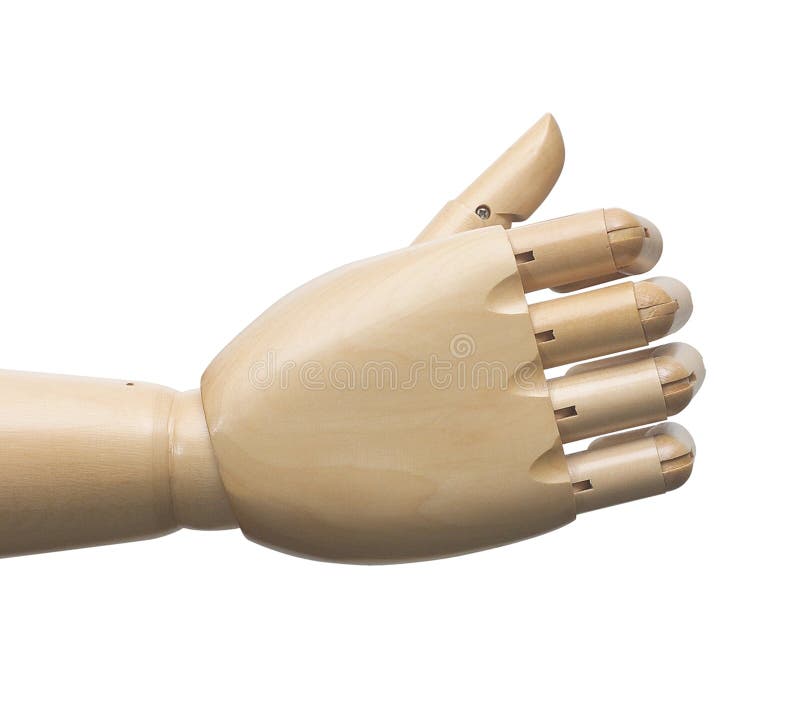 Poseable hand stock photo. Image of fingers, isolated, wood - 306530