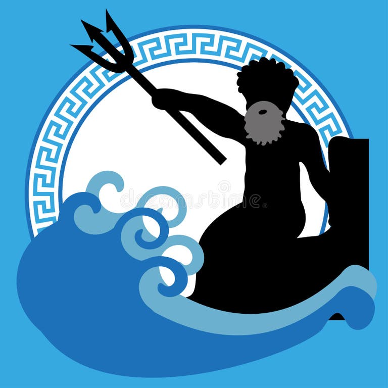 Powerful Poseidon God Stock Illustrations – 467 Powerful Poseidon God ...