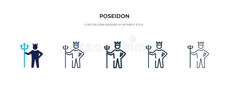 Poseidon Outline Stock Illustrations – 823 Poseidon Outline Stock ...