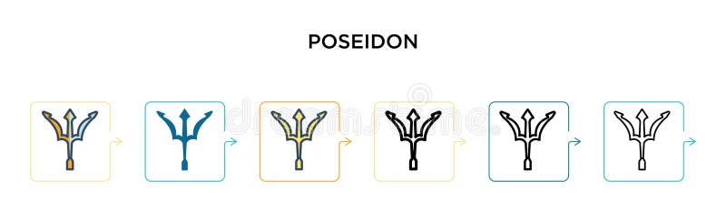 Poseidon Outline Stock Illustrations – 823 Poseidon Outline Stock ...
