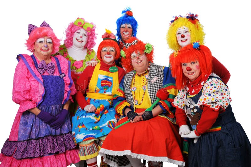 Hjul För Enhjuling För Clownridningutbildning Arkivfoto - Bild av smink ...