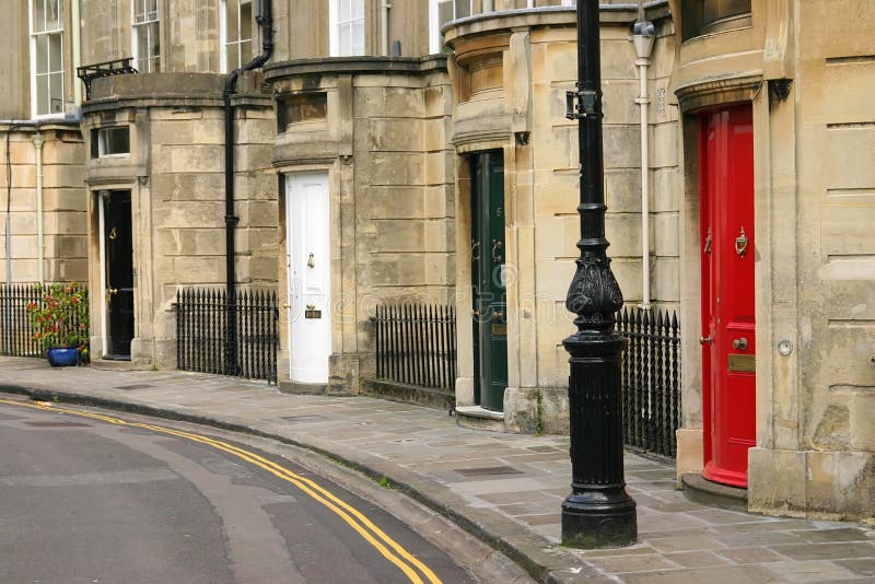Posh houses stock photo. Image of houses, sandstone, wealth - 723242
