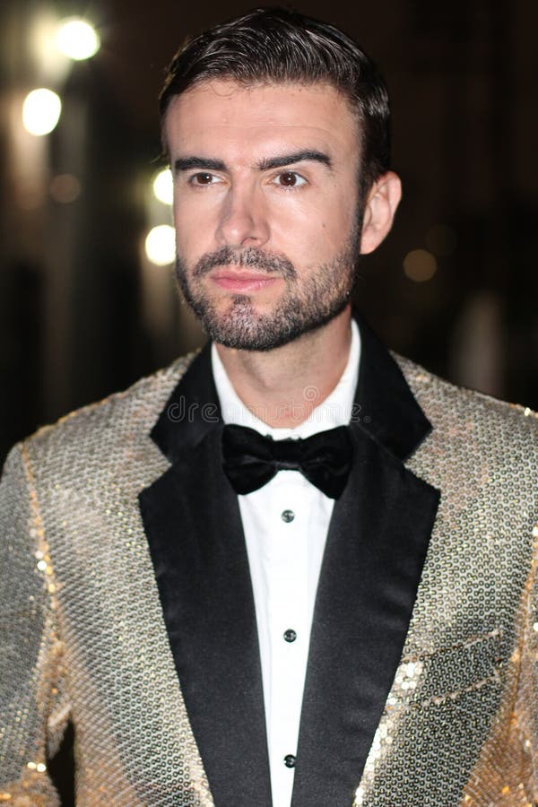 Posh man stock photo. Image of adult, contemplate, grooming - 97465040