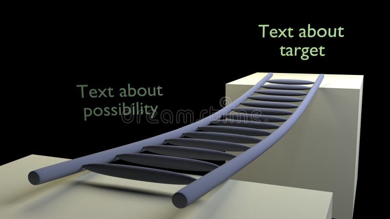 Posibility To Archive New Target Stock Illustration - Illustration of ...