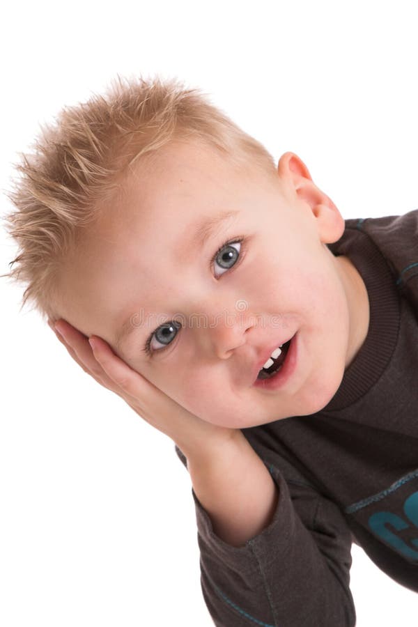 Cheeky look stock photo. Image of kids, mischief, preschool - 2145066